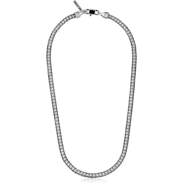 MR. ETTIKA Miami Cuban Chain Necklace - Silver