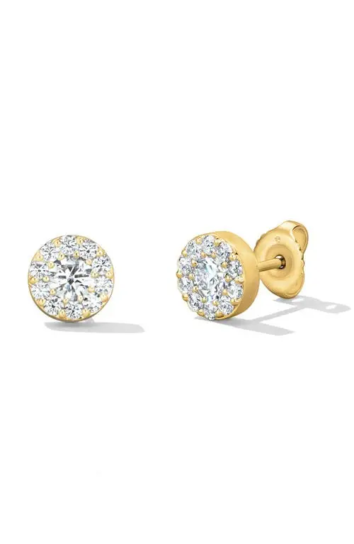 Hearts On Fire Fulfillment Diamond Stud Earrings - Yellow Gold