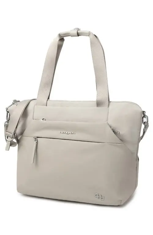 HEDGREN Kicho Rfid Laptop Tote - Willow Grey
