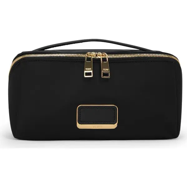 Tumi Voyageur Dallas Cosmetics Bag - Black/gold