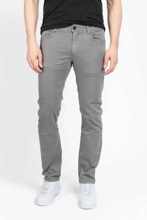 JACK OF SPADES Jack Fit Five-pocket Pants - Charcoal Grey