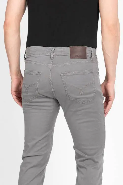 JACK OF SPADES Jack Fit Five-pocket Pants - Charcoal Grey