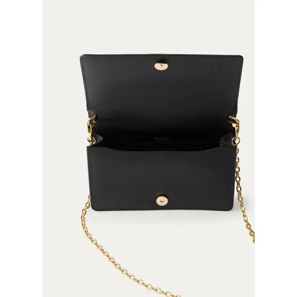 Prada Saffiano Leather Shoulder Bag - Nero