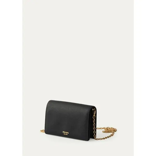 Prada Saffiano Leather Shoulder Bag - Nero