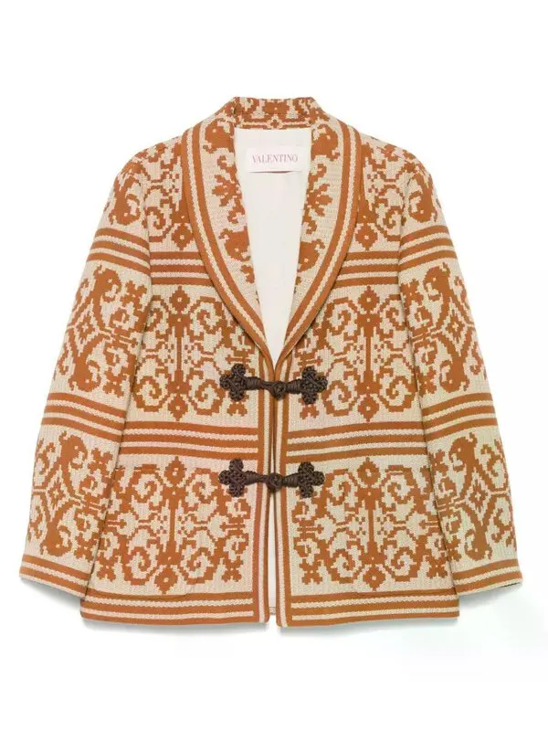 Valentino Garavani Jacquard Jacket - Brown