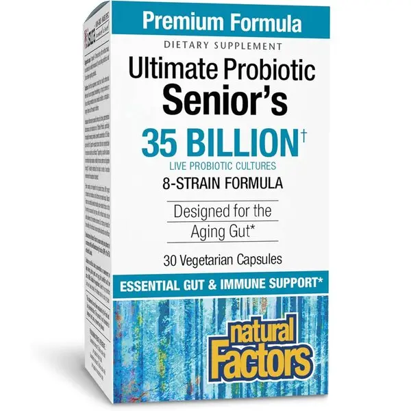 NATURAL FACTORS Ultimate Prob Seniors 35 Bil 30 Capsules - One-color