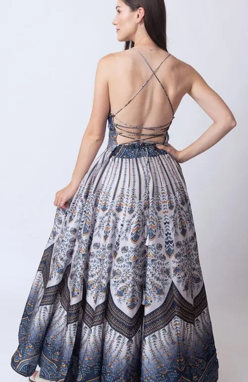 RAAS Ruba Printed Long Dress