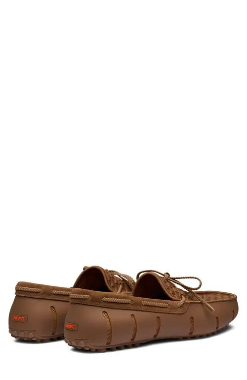 Swims Woven Driving Loafer - Nut
