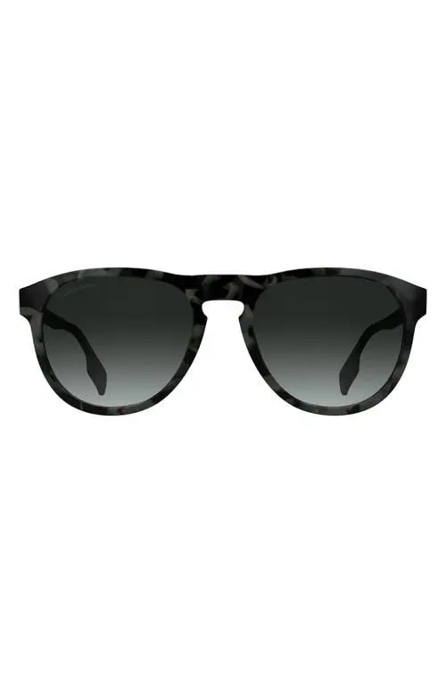 Canada Goose Disc Logo Oval Sunglasses - Black/ Havana Grey