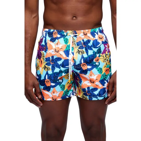 Sundek Floral Board Shorts - Blue Multi