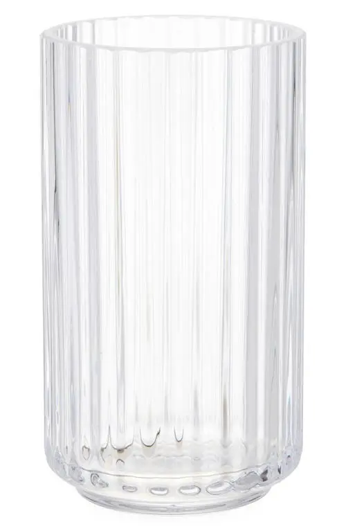 LYNGBY PORCELAEN 5-inch Fluted Vase - Clear