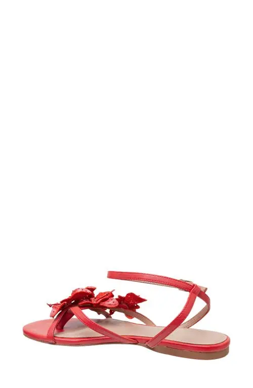 Linea Paolo Lucia Ankle Strap Sandal - True Red