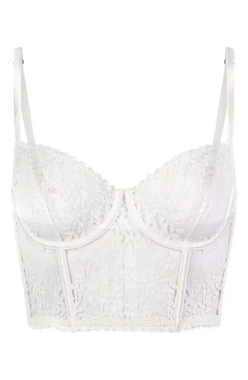 HUIT Amoureuse Embroidered Underwire Bustier