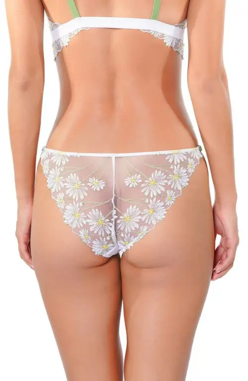 HUIT Dance Des Fleurs Embroidered Lace Bikini Bottom