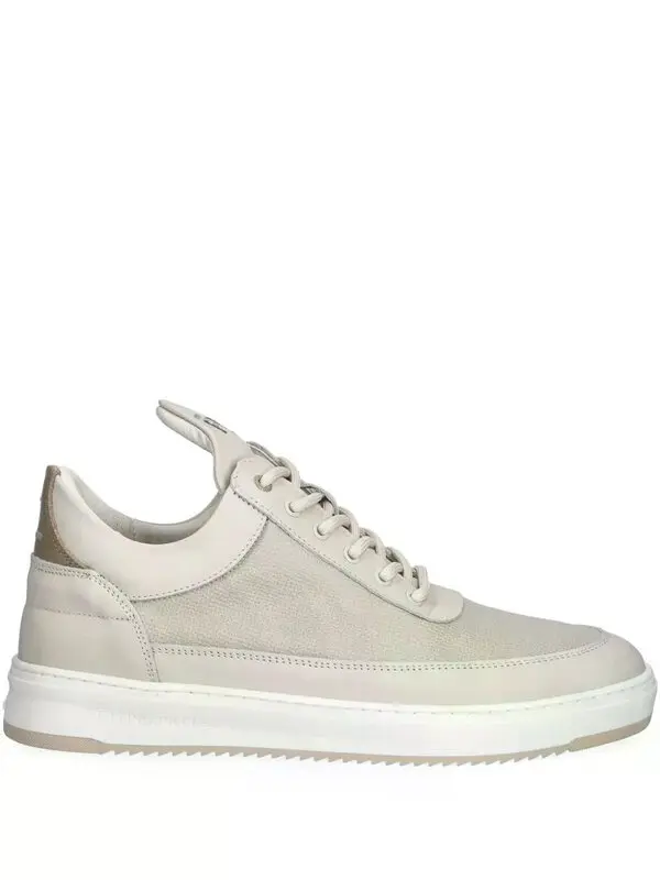 Filling Pieces Leather Hi-top Sneakers