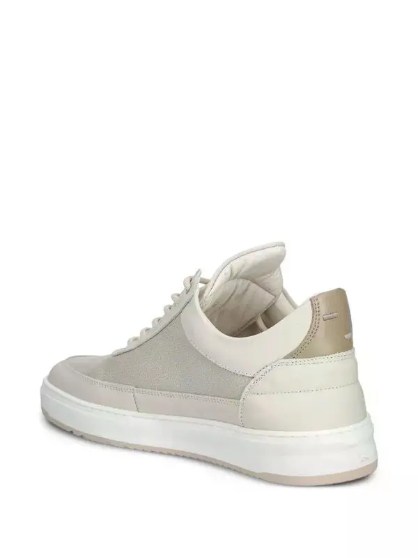 Filling Pieces Leather Hi-top Sneakers