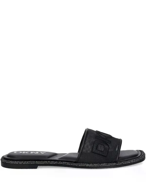 Dkny Logo Slides - Black