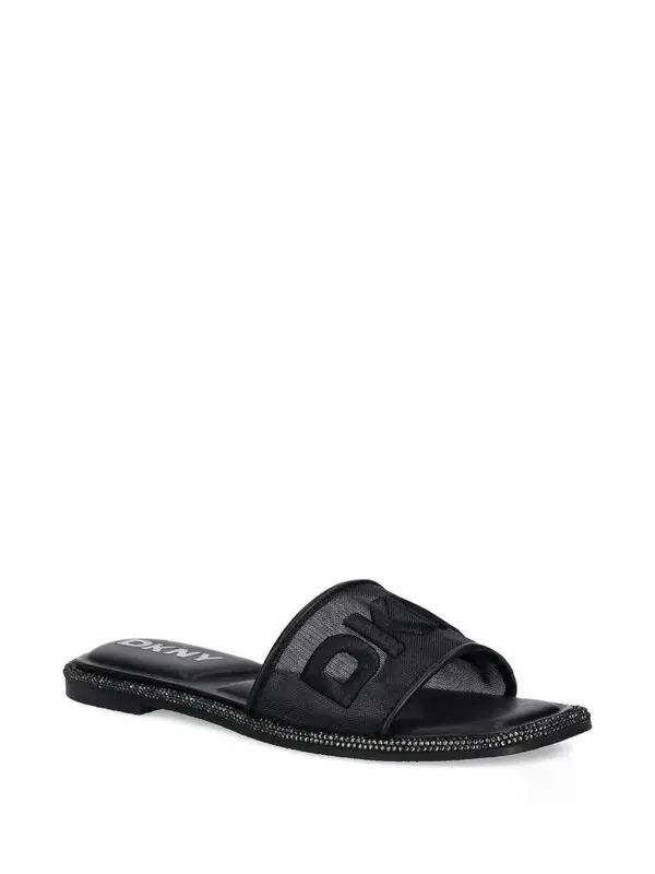 Dkny Logo Slides - Black