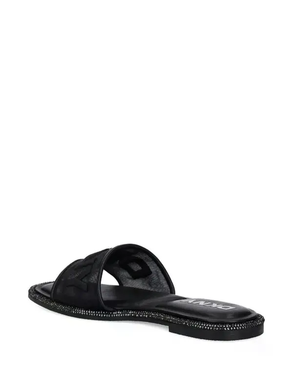 Dkny Logo Slides - Black