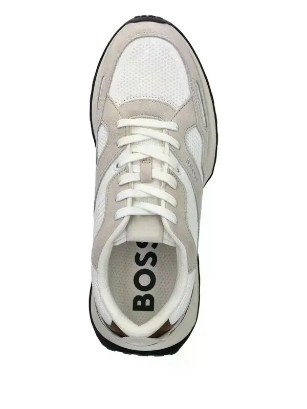 BOSS Jonah Suede Panelled Sneakers