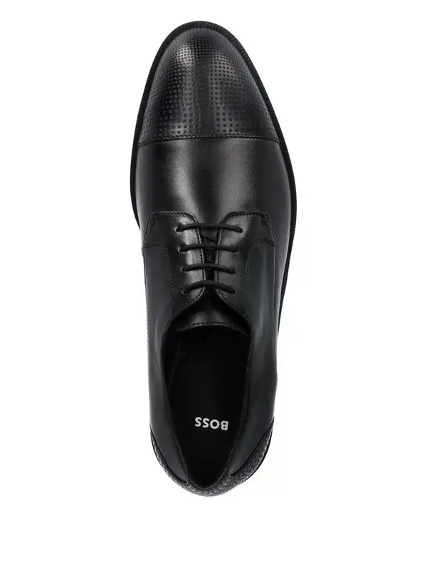 Hugo Boss Colby Perforated-cap Derby Shoes