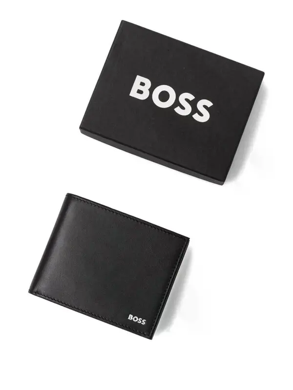 BOSS Leather Bi-fold Wallet