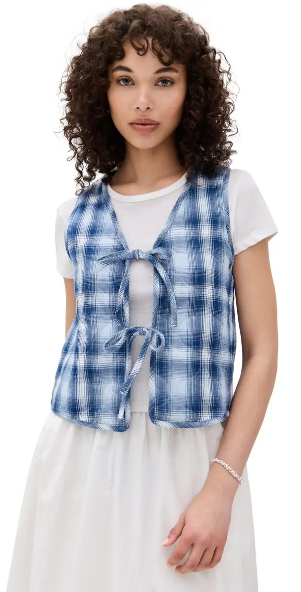 ALIGNE Mario Tie-front Waistcoat