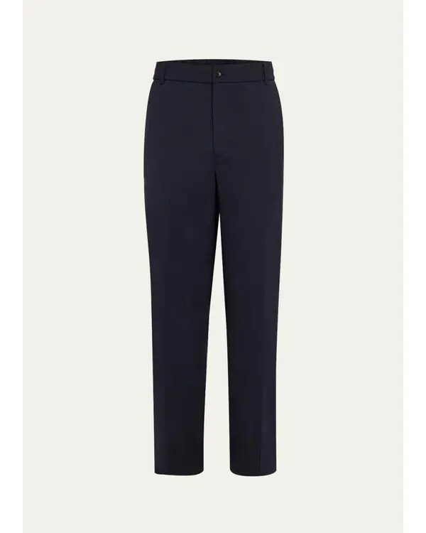Moncler Tailored Gabardine Straight Leg Pants