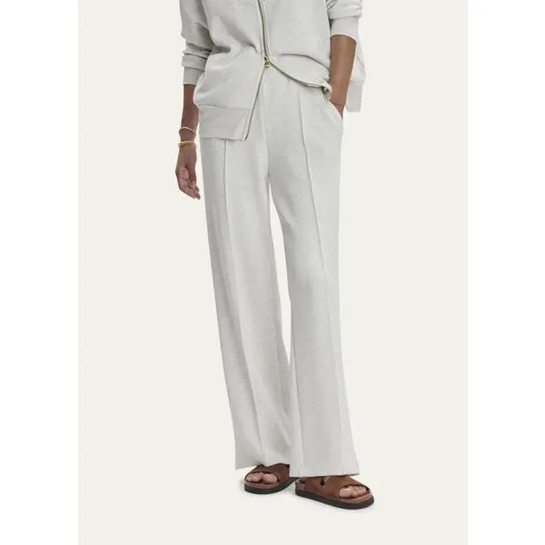 Varley Wide-leg Trousers - Ivory