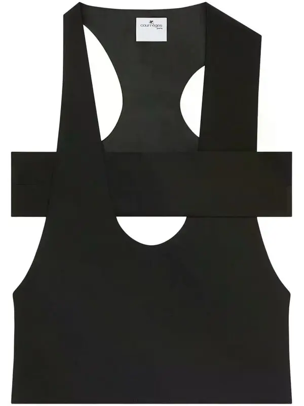 COURREGES Infinity Tank Top - Black