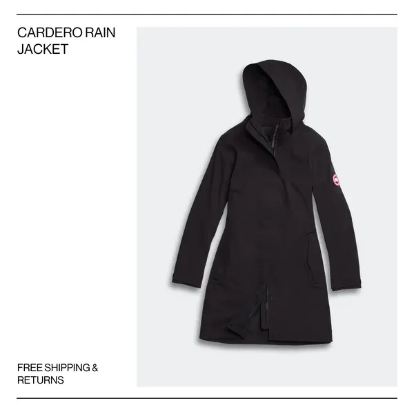 Canada Goose Cardero Rain Jacket - Black