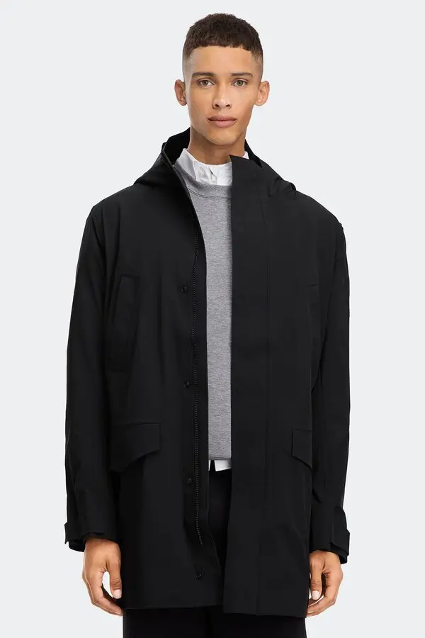 Canada Goose Barclay Rain Jacket - Black