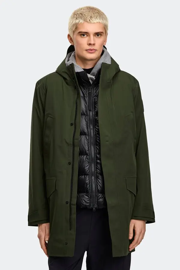 Canada Goose Barclay Rain Jacket - Moss Khaki