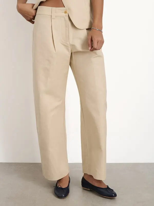 ALEX MILL Relaxed Fit Barrel-leg Pants