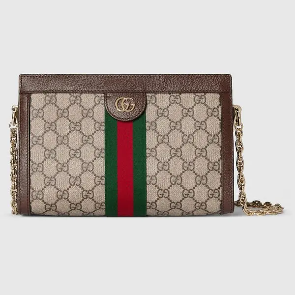Gucci Ophidia Medium Shoulder Bag - Beige