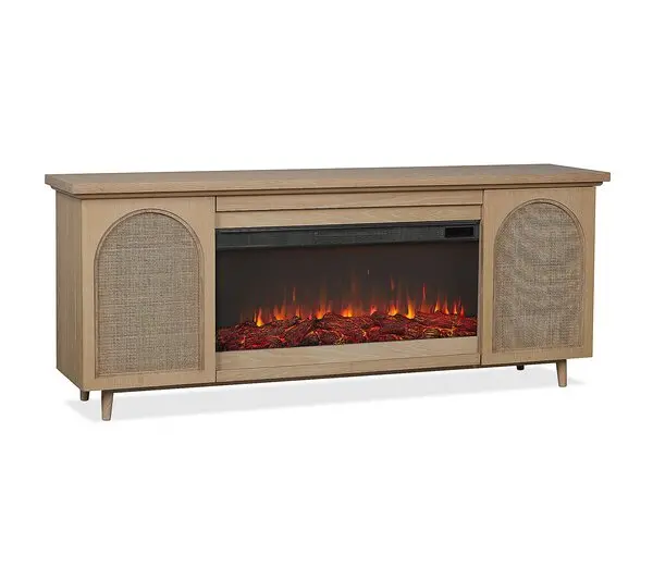 REAL FLAME Dahlia 76' Landscape Electric Firepl Ace Tv Stand - One-color