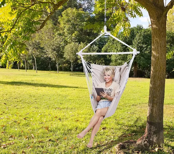 BACKYARD EXPRESSIONS Hammock Chair With Pillows