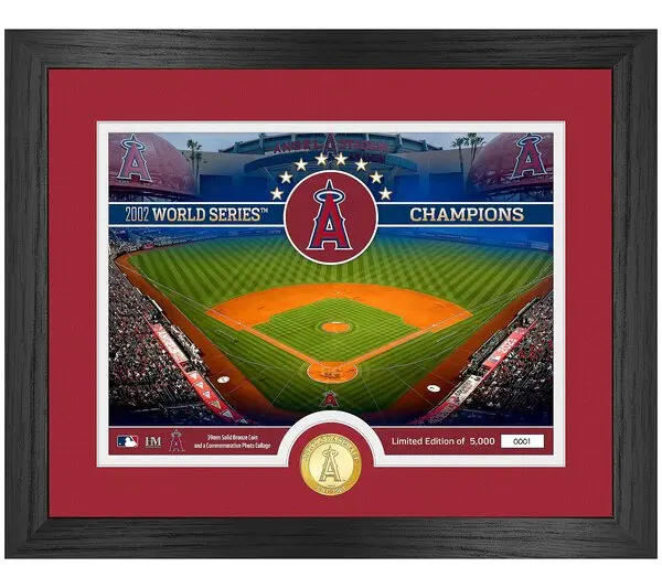 HIGHLAND MINT Los Angeles Angels Bronze Coin St Adium Mint - One-color