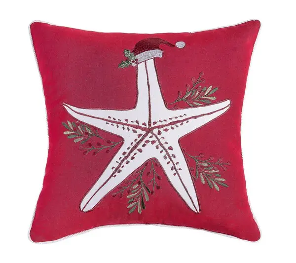 VALERIE PARR HILL Sea Life Starfish Pillow Valerie - One-color