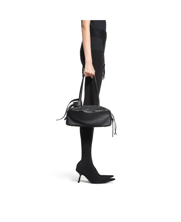 Balenciaga Carrie Bowling Bag - Black