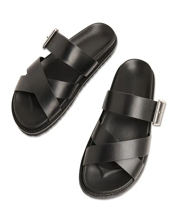 Whistles Celestine Buckled Sandals - Black