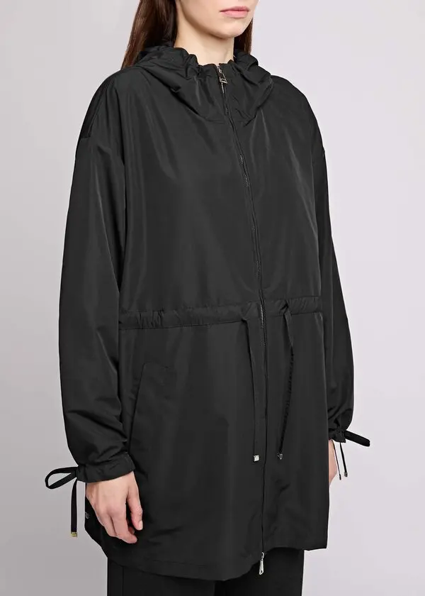 Moncler Shaverne Hooded Shell Parka - Black