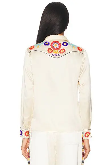 BODE Garden Party Western Shirt