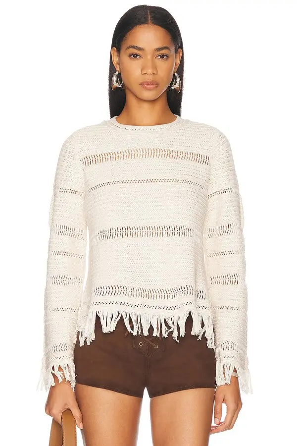 Isabel Marant Étoile Azilis Crochet Knit Sweater