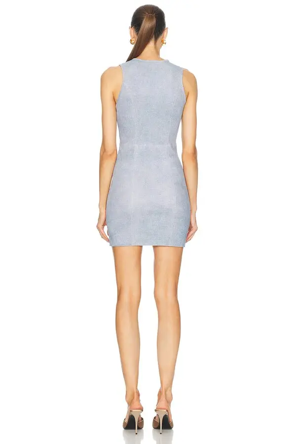 Sprwmn Audrey Suede Mini Dress
