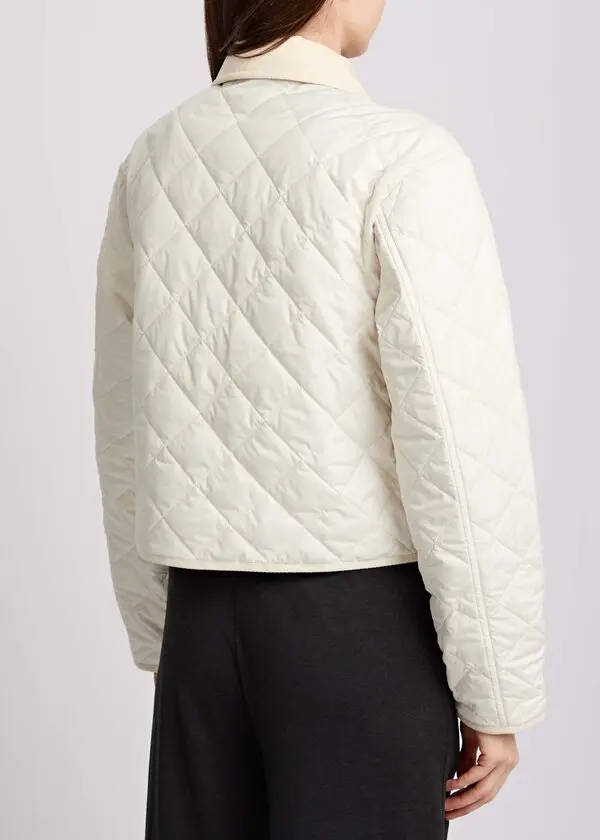 Moncler Chitre Quilted Shell Jacket - Ivory