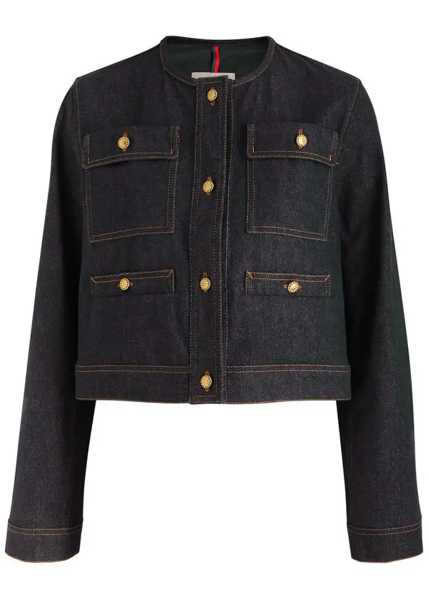Moncler Tencin Stretch- Jacket - Denim