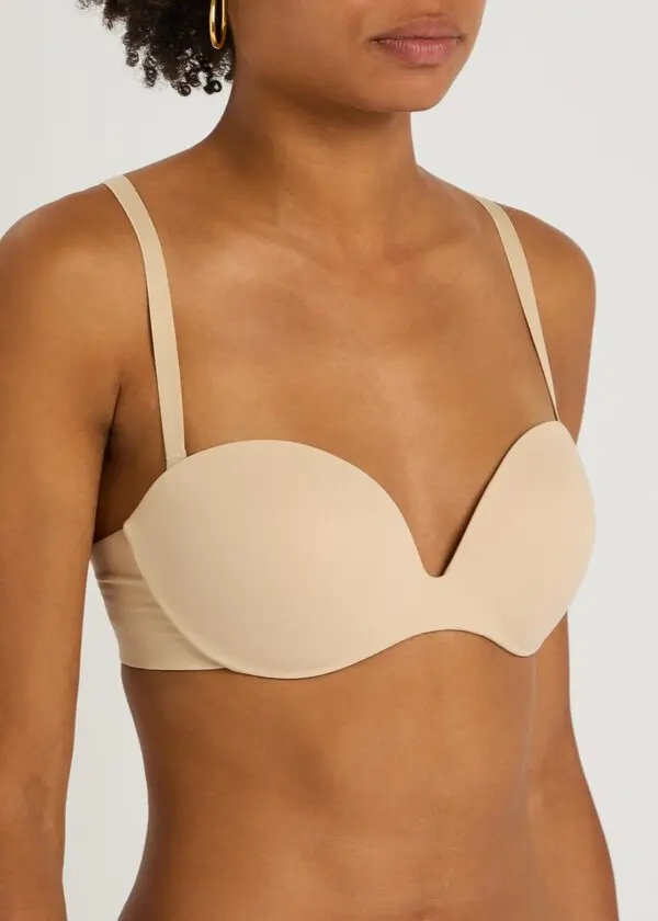 Wacoal Inès Secret Underwired Strapless Bra - Nude