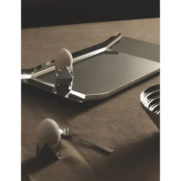 ALESSI Arran Rectangular Stainless-steel Tray 48cm