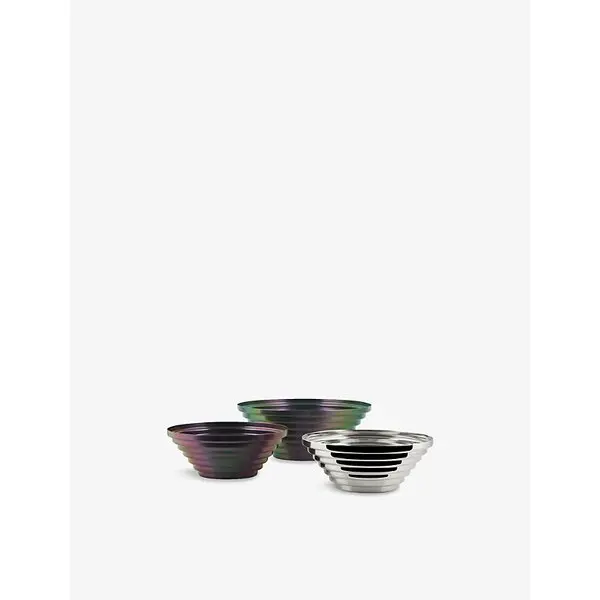 ALESSI Maya Small Stainless-steel Basket 20cm - Silver
